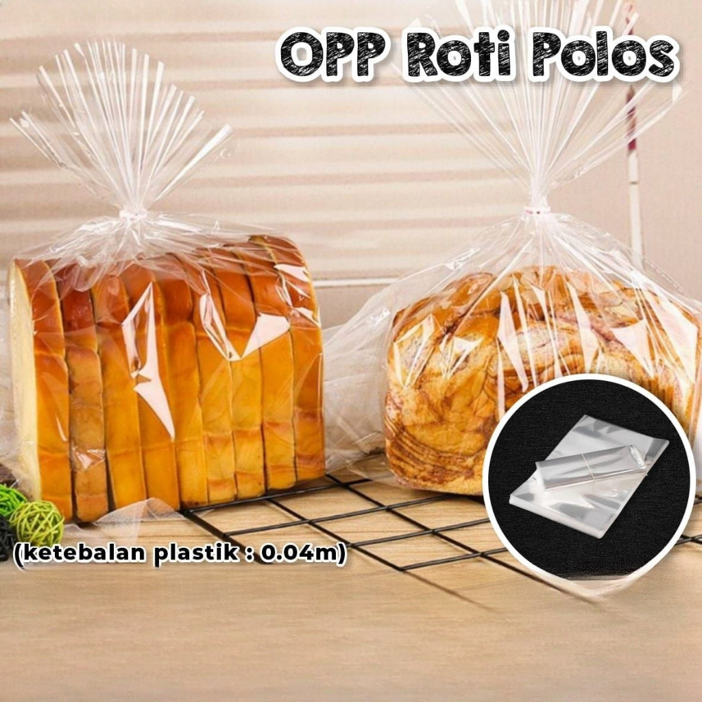 Jual OPP Roti Polos (1 Pak 100 Pcs) | Shopee Indonesia