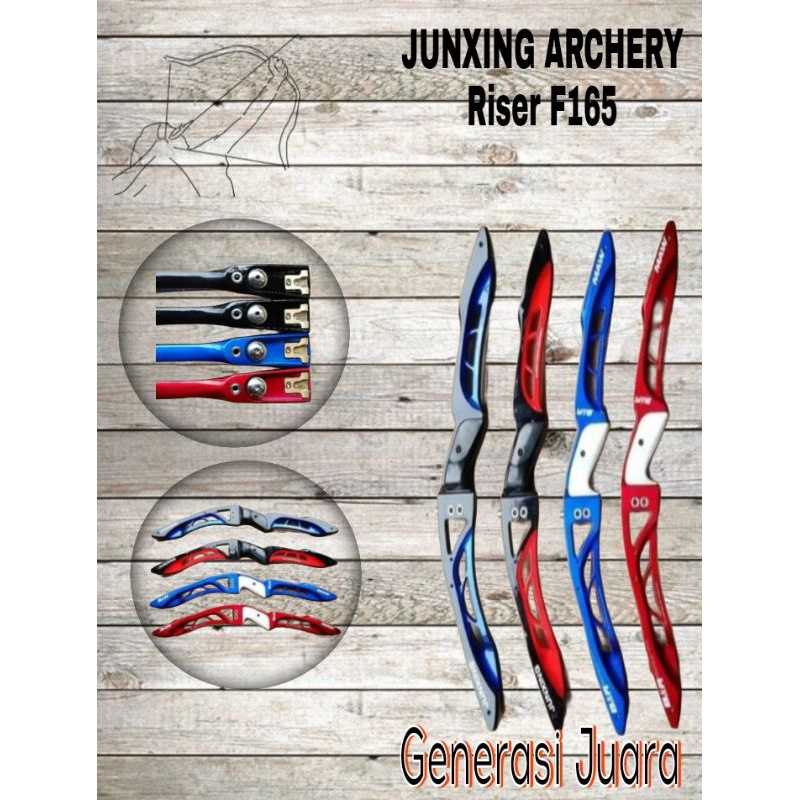 Jual Busur Panah Junxing F165 BIG ROCK RISER - Junxing F165 Riser ...