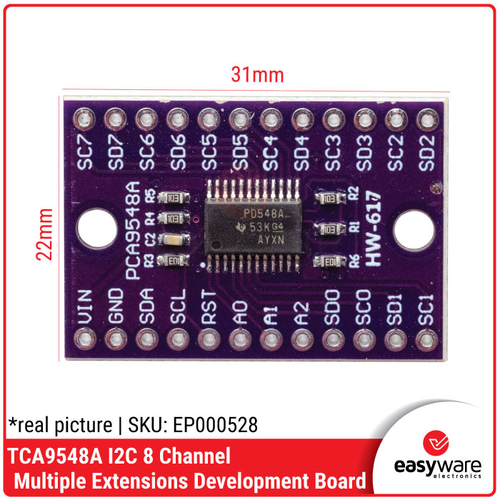 Jual TCA9548A PCA9548A I2C Multiplexer 1 to 8 Breakout Board | Shopee Indonesia