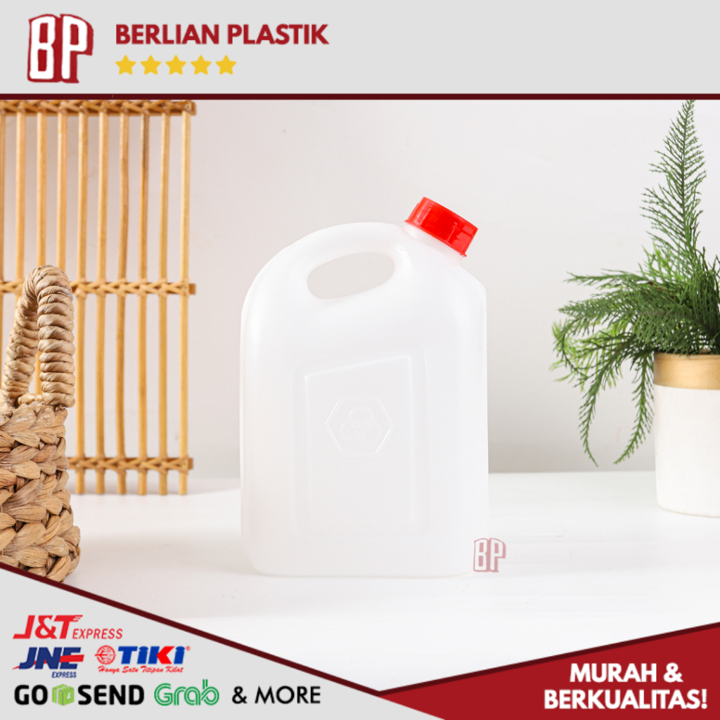 Jual Botol Jerigen 2L / Jerigen HDPE 2L / Jirigen 2L Baru + Segel ...