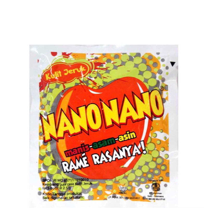 Jual Permen nano nano kulit jeruk milky cokelat strawberry | Shopee ...