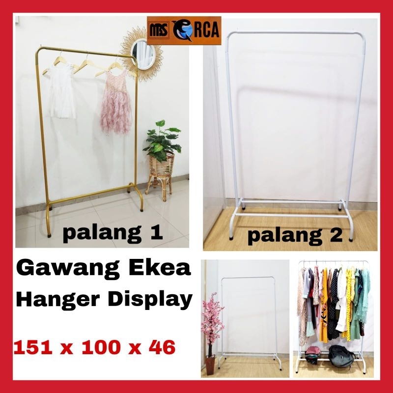 Jual Gawang Ekea Hangger Display Baju Gantungan Baju Minimalis Estetik ...