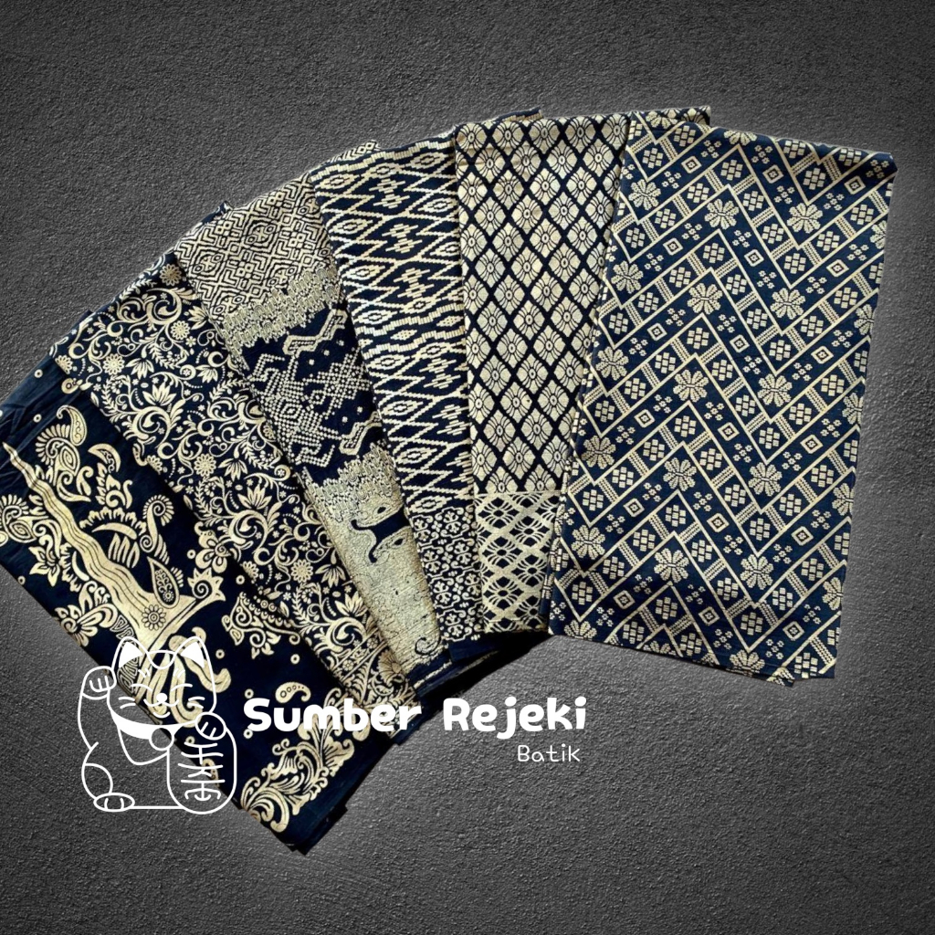 Jual SR Batik - Kain Batik Prada Gold / Emas Songket Lilit Bali ...