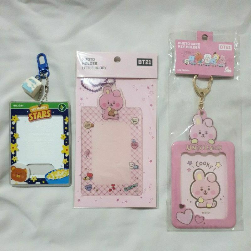 Jual PRELOVED ACRYLIC PHOTOCARD HOLDER CAHOL OFFICIAL BTS BT21 COOKY HONEY STAR BIBIMCAT ...
