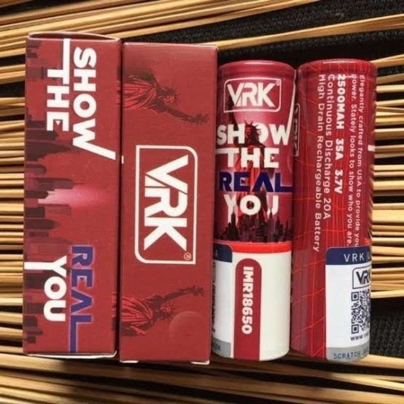 Jual VRK Baterai 2500mAh 18650 35A 3.7V Original | Shopee Indonesia