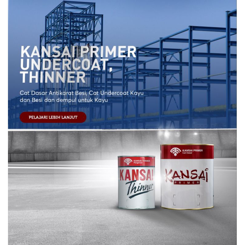 Jual Cat Anti Karat Besi Kansai Primer Zink Chromate Cat Dasar Baja ...