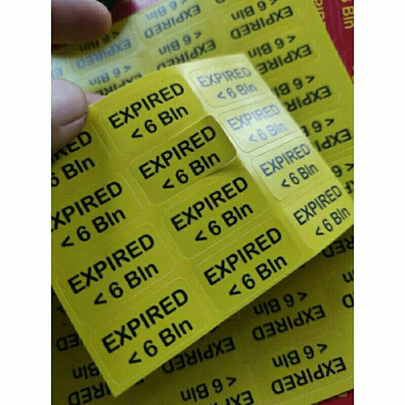 Jual stiker apotik label cutting expired obat | Shopee Indonesia