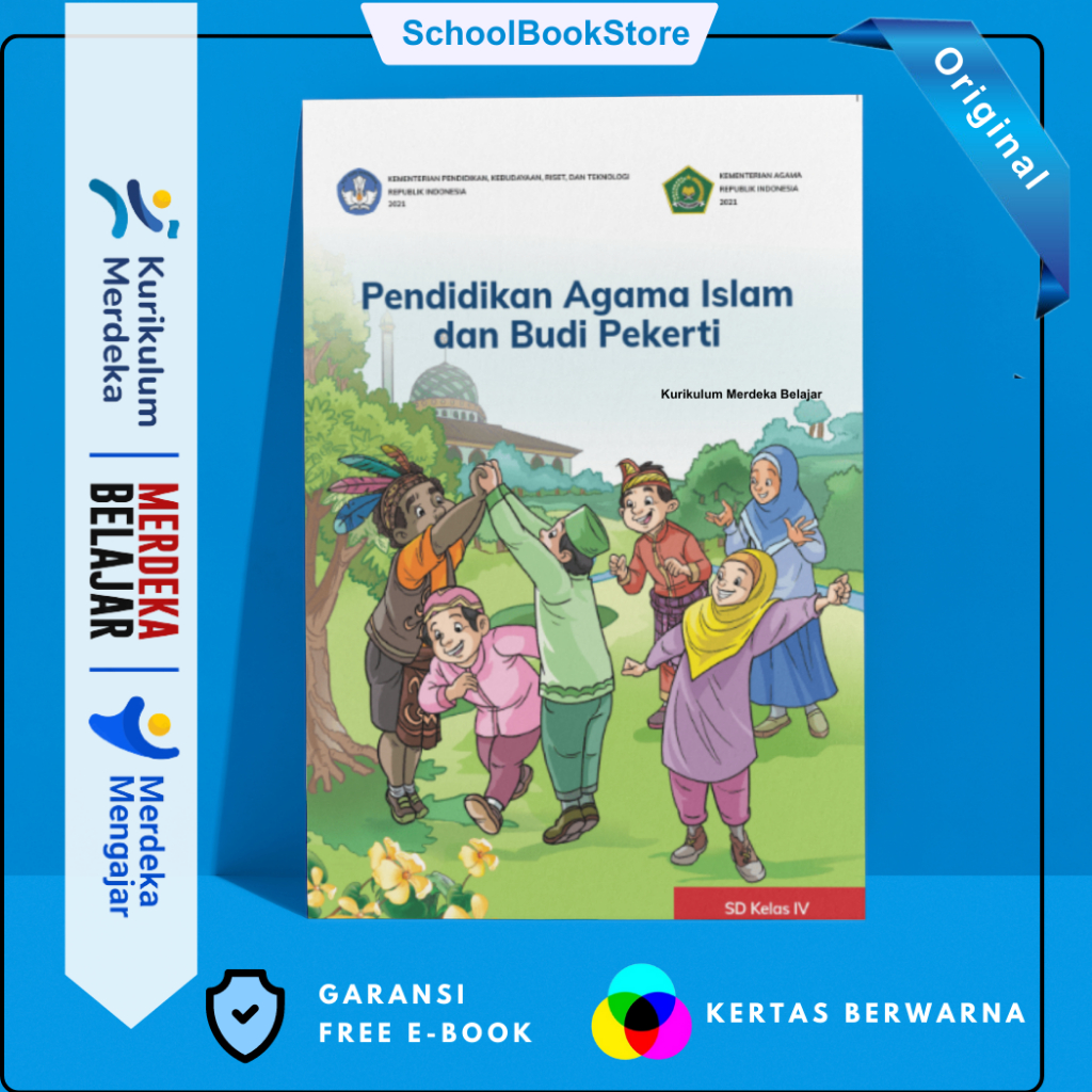 Jual Buku Pelajaran Agama Islam Kelas 4 SD MI Kurikulum Merdeka Belajar / Buku Paket Siswa ...