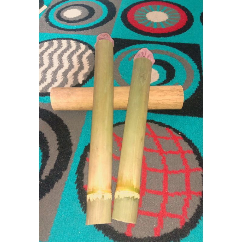 Jual Obor Bambu Sudah Ada Sumbu Panjang 40 Cm | Shopee Indonesia