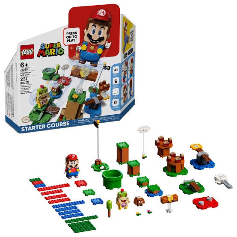 Jual LEGO Super Mario 71360 Adventures with Mario Starter Course (231 ...
