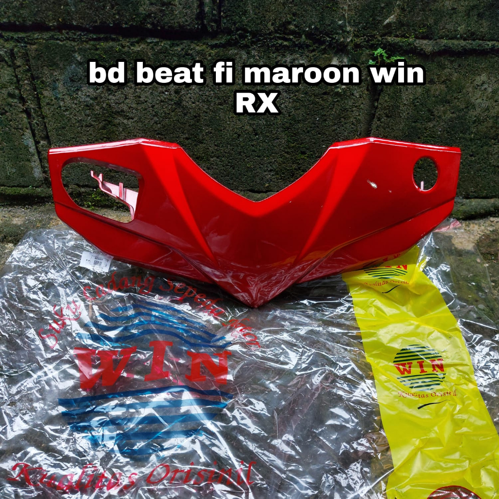 Jual BATOK DEPAN BEAT FI BIRU | HIJAU | HITAM | MAROON | PUTIH MERK WIN ...
