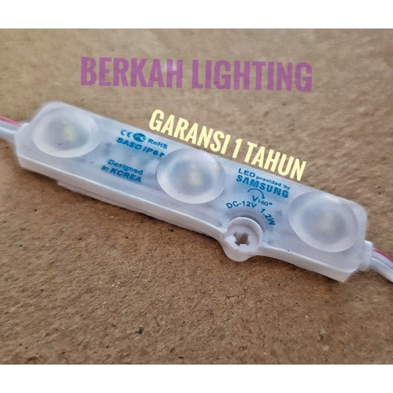 Jual LED MODULE SASO 3 MATA DOOF 1.2 Watt | Shopee Indonesia
