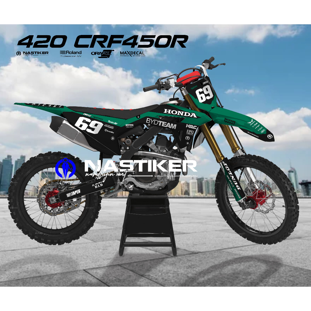 Jual DECAL CRF 450R FULL BODY - STIKER DECAL CRF CRF450R TOSCA SIMPEL ...