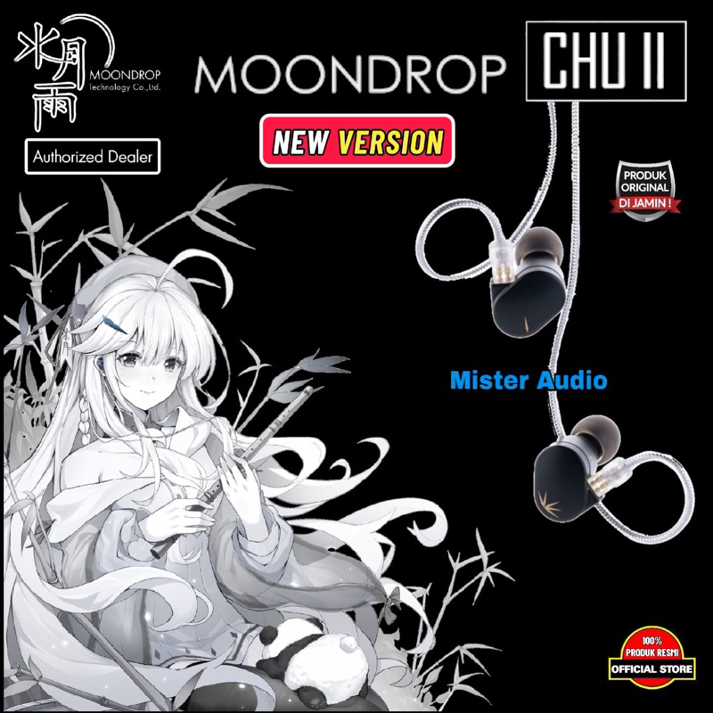 Jual MOONDROP CHU II / CHU 2 Dyamic Driver In-Ear Monitor Earphone iem ...