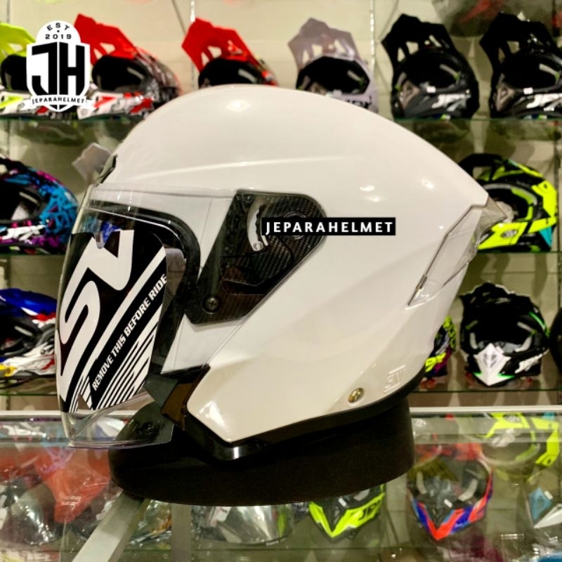 Jual Helm Half Face RSV New Windtail Solid Polos White Putih Original ...