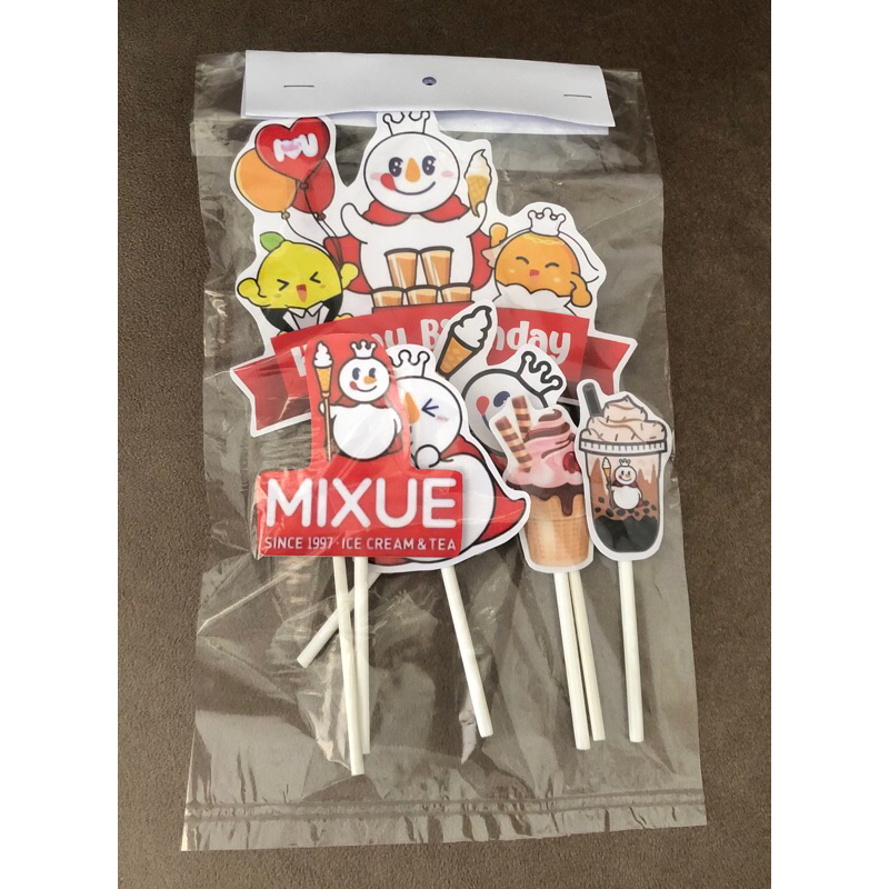 Jual topper mixue topper kue mixue | Shopee Indonesia