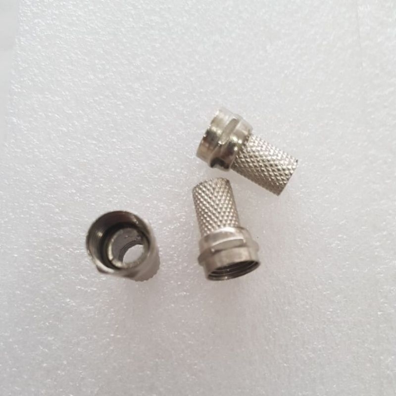 Jual Konektor F 5C DRAT/Connector F Drat Jack RG6 Antena/TV | Shopee ...
