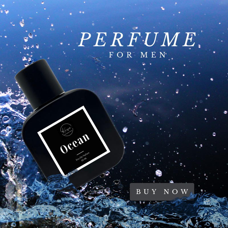 Jual KEWA FRAGRANCE OCEAN - PARFUM PRIA 50 ML | Shopee Indonesia