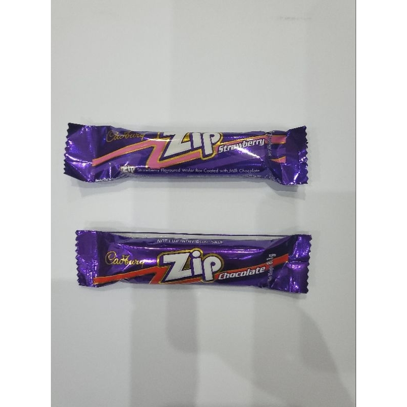 Jual cokelat cadbury zip chocolate & strowberry wafer berbalut coklat ...