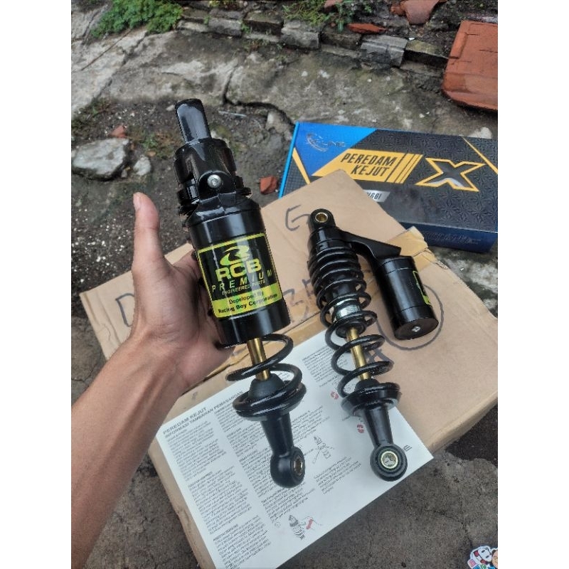 Jual Shockbreaker Copy RCB Black As Gold Ukuran 280 320 X Line XLine CB ...