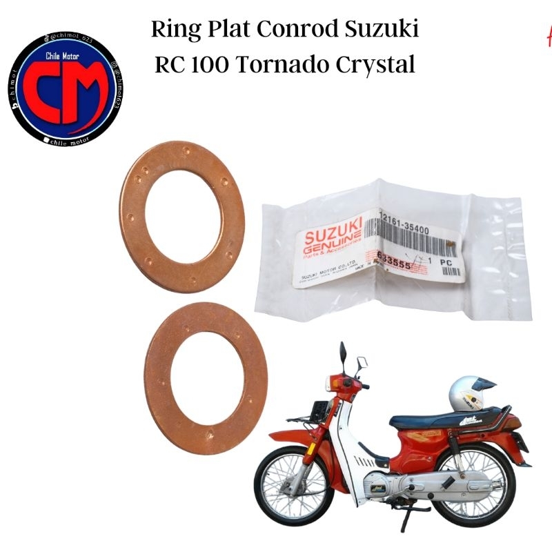 Jual Ring Plat Conrod Stang Seher Suzuki RC 100 RC 110 RC 80 Crystal Tornado | Shopee Indonesia