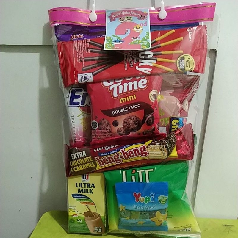 Jual Bingkisan Snack Ulang Tahun Anak// Hampers Ulang Tahun Anak ...