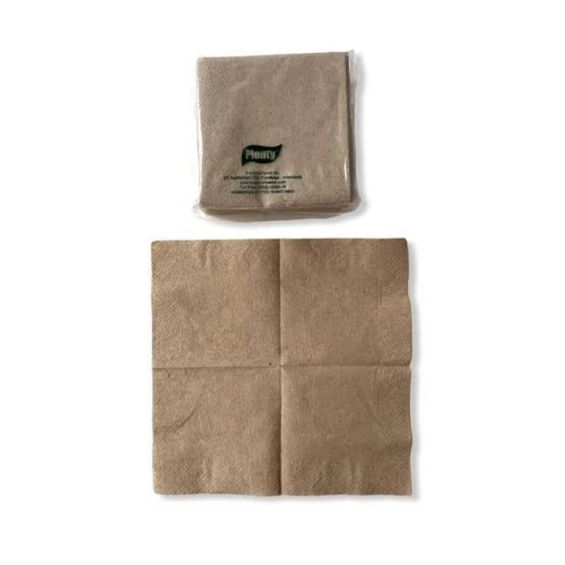 Jual Tissue Cocktail Brown Plenty - Tisu Napkin Coklat Eco-friendly ...
