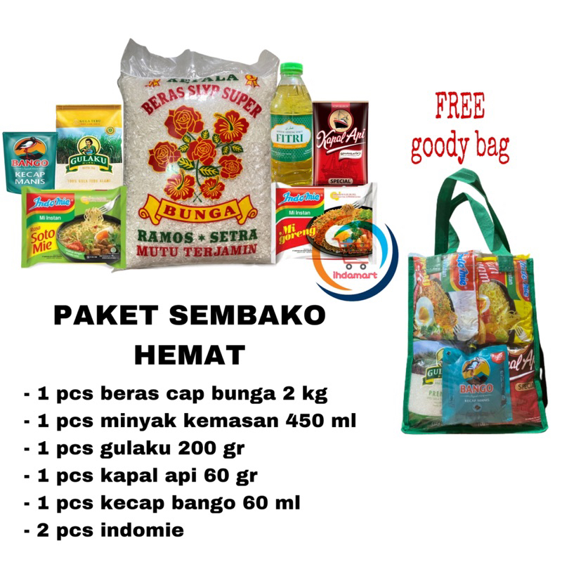 Jual Paket Sembako Murah / Hampers Pengajian / Santunan / Syukuran ...