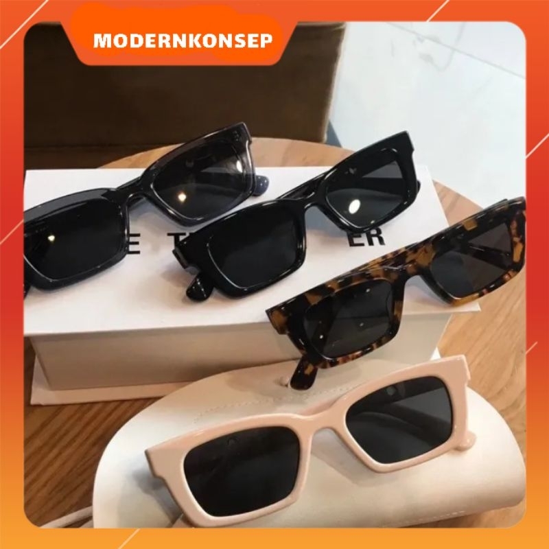 Jual MODERNKONSEP KACAMATA HITAM WANITA JENNIE PERSEGI PANJANG RETRO VINTAGE | Shopee Indonesia