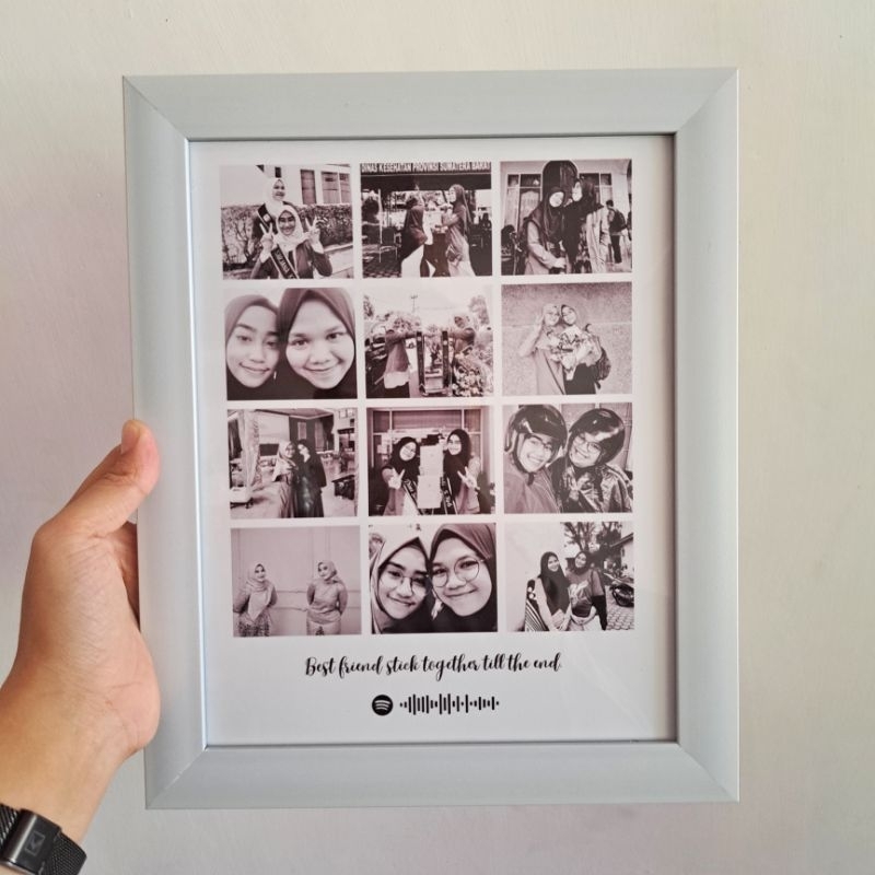 Jual FRAME COLLAGE WITH SPOTIFY 10R / BINGKAI KOLASE / MOZAIK / KADO ...