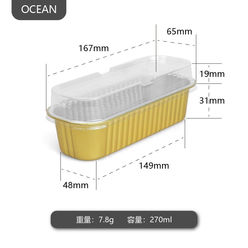 Jual 10pcs PREMIUM aluminium foil cup kue korean dessert box cup kotak ...