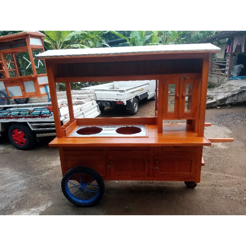 Jual gerobak bakso mie ayam roda tiga free ongkir | Shopee Indonesia