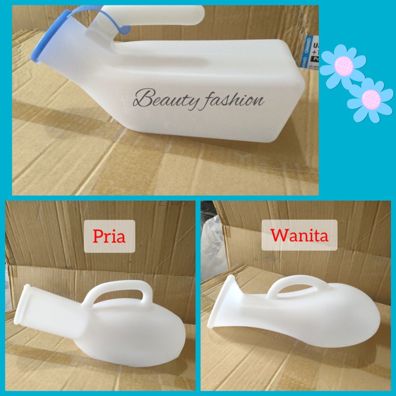 Jual Pispot Pria dan Wanita/pispot tutup biru | Shopee Indonesia
