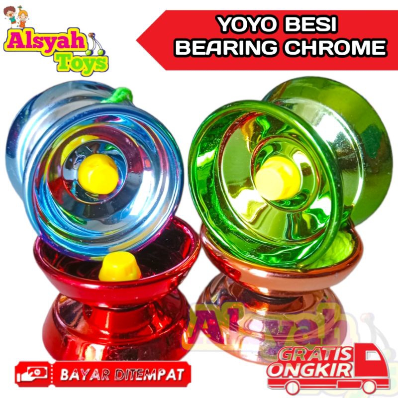Jual Mainan yoyo SNI YOYO BESI BEARING CHROME KANTONG | Shopee Indonesia