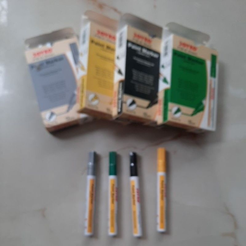 Jual SPIDOL PAINT MARKER / SPIDOL CAT / SPIDOL / HITAM / KUNING / HIJAU ...