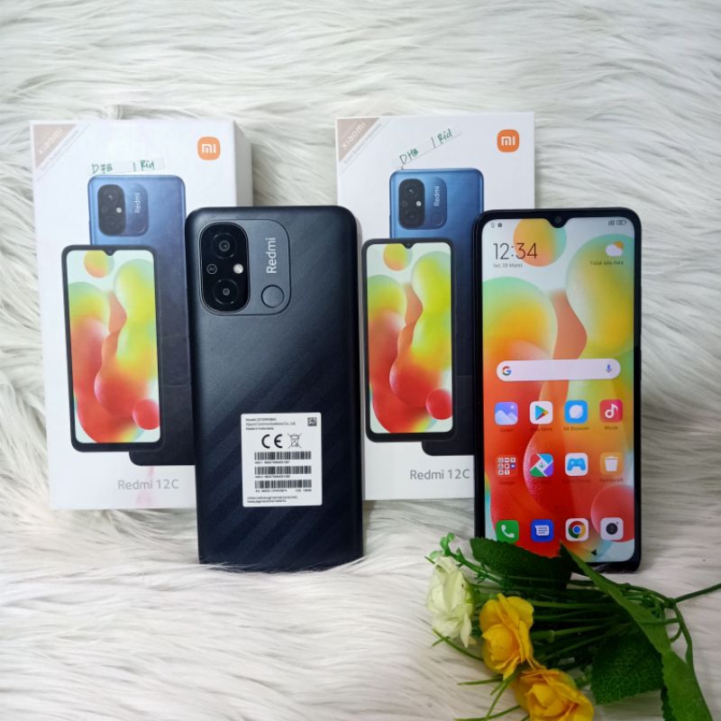 Jual XIAOMI REDMI 12C 4/64 DAN 4/128 SECOND FULLSET | Shopee Indonesia