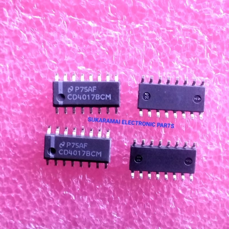 Jual IC CD4017 CD4017Smd CD 4017 Smd | Shopee Indonesia