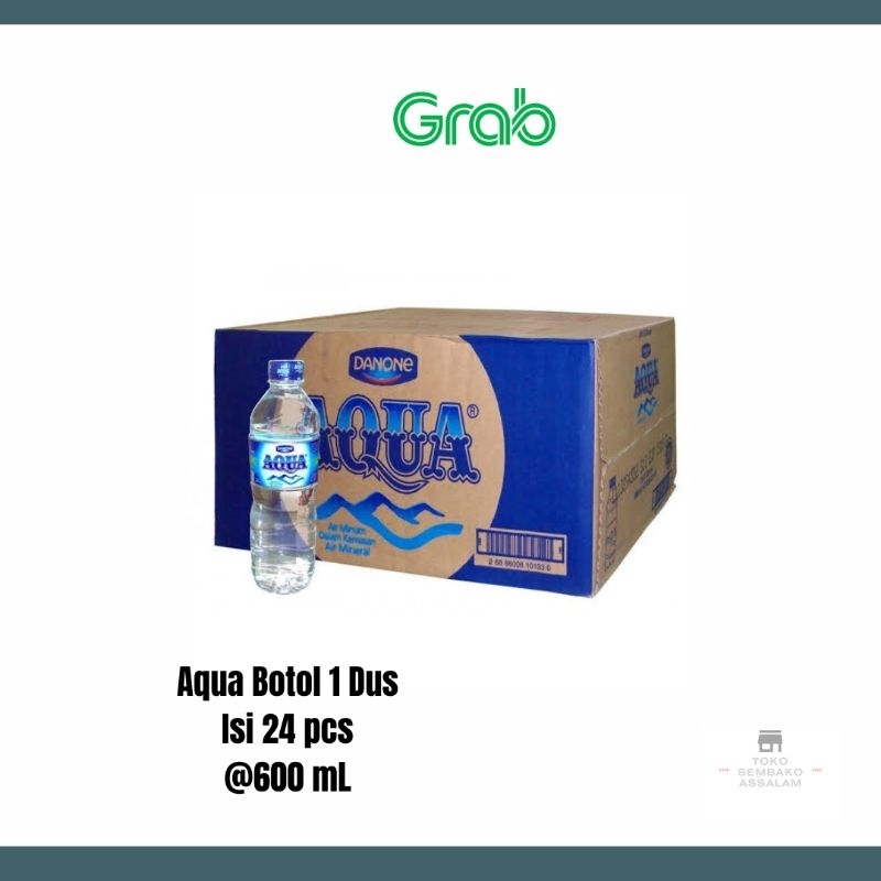 Jual Aqua dus 600 ml / Aqua botol karton 600 ml / Aqua dus isi 24 pcs ...