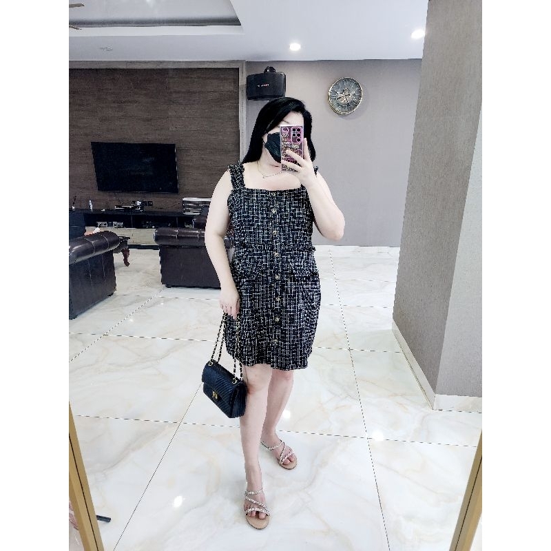 Jual Tweet Dress Black ( Premium ) | Shopee Indonesia