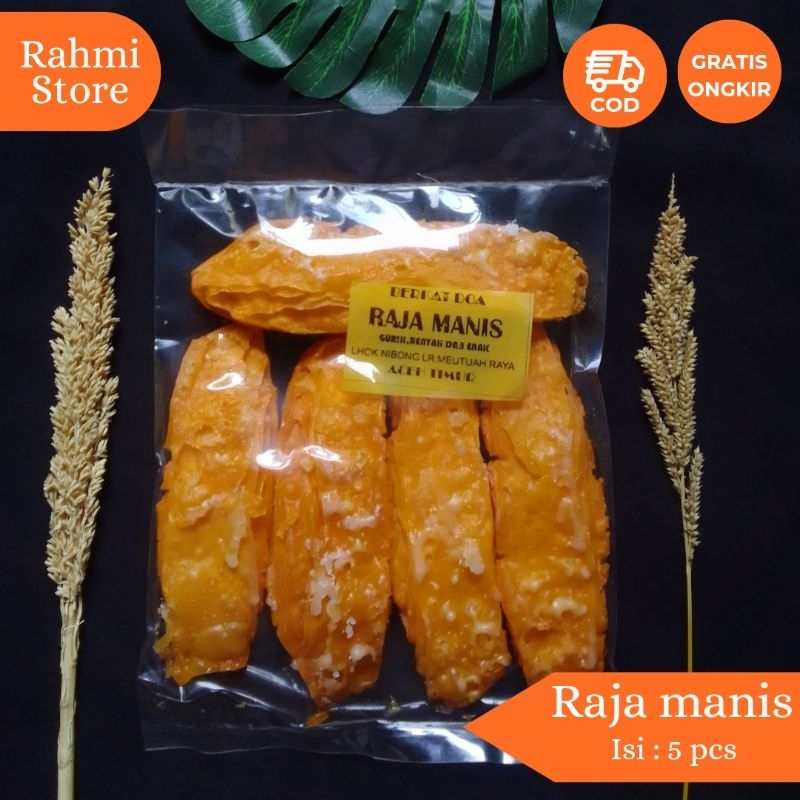 Jual { 5 pcs } RAJA MANIS / KUE ANEUK MAMPLAM | BIJI MANGGA KHAS ACEH ...
