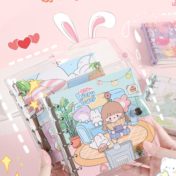 Jual Buku binding roll besi loose leaf moka bentuk kotak | Shopee Indonesia