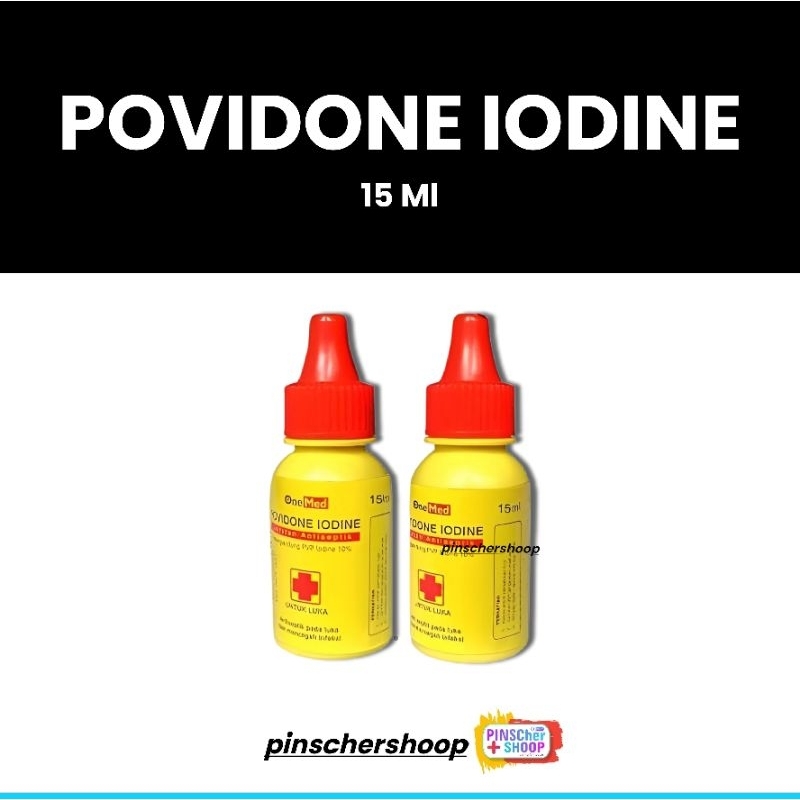 Jual Povidone Iodine 15 Ml Obat Merah Antiseptik Luka | Shopee Indonesia
