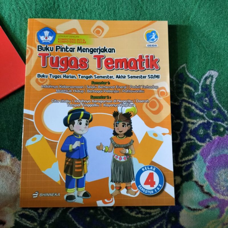 Jual Original Buku Pintar Mengerjakan Tugas Tematik Kelas 4 Sd Plus