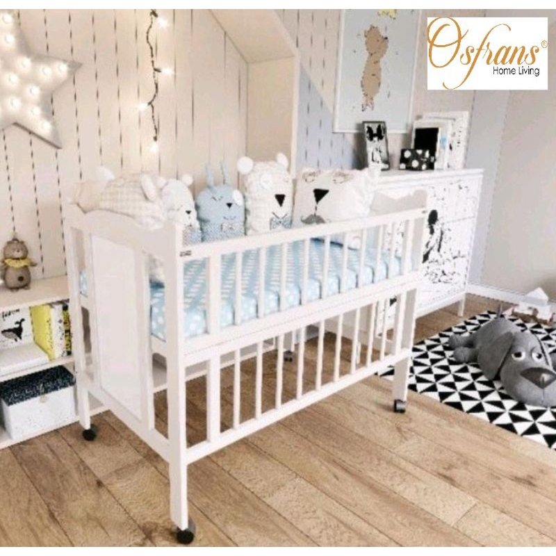 Jual Ranjang Bayi ( Baby Box ) Full Kayu JARI JARI Free Kelambu Tempat ...