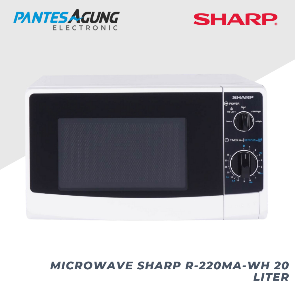 Jual MICROWAVE SHARP R-220MA-WH 20 LITER | Shopee Indonesia