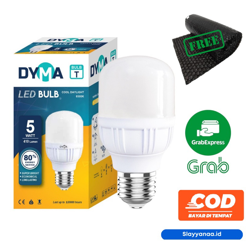 Jual LED 5W DYMA TABUNG | LED BULB TABUNG HEMAT ENERGY | Shopee Indonesia