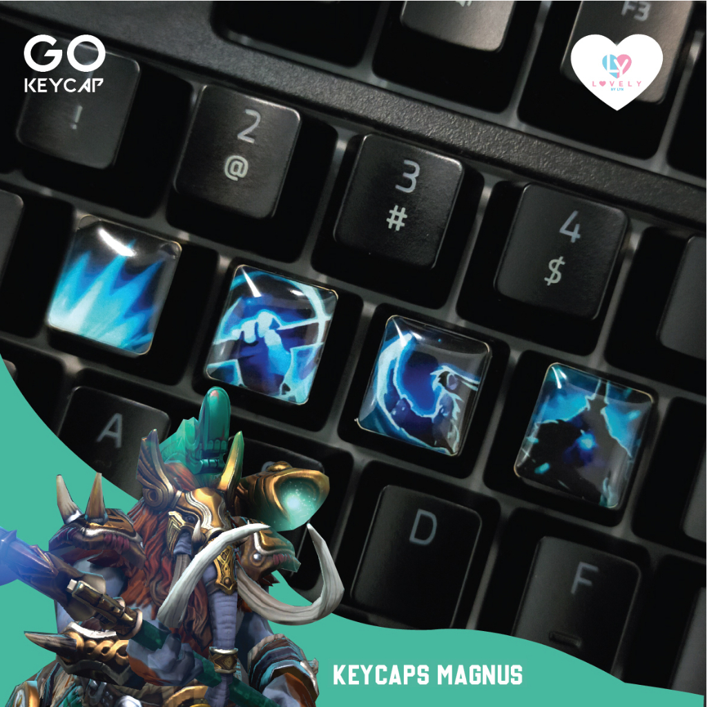 Jual Keycaps PBT Dota 2 Magnus Ability | GO KEYCAPS | Shopee Indonesia