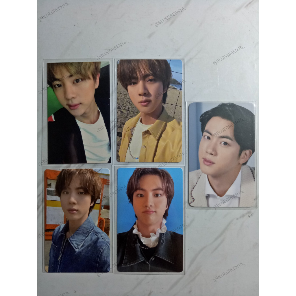 Jual AAB Photocard Official JIN BTS sale (MPC, Photoset, Postcard BTS ...