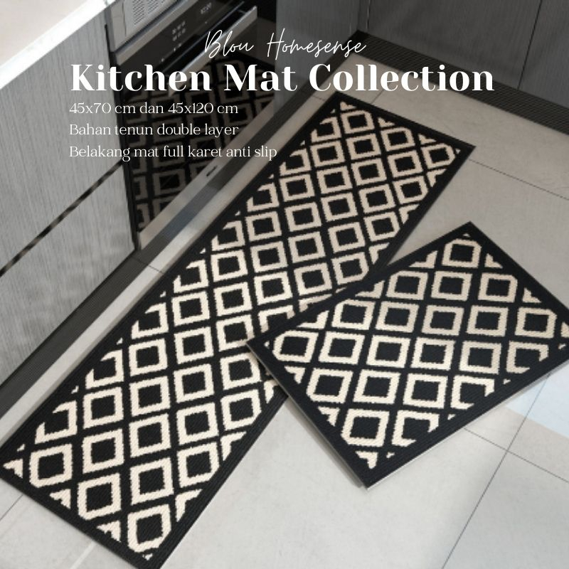Jual Keset Dapur Premium Tahan Air Tahan Minyak Anti Slip Kitchen mat ...