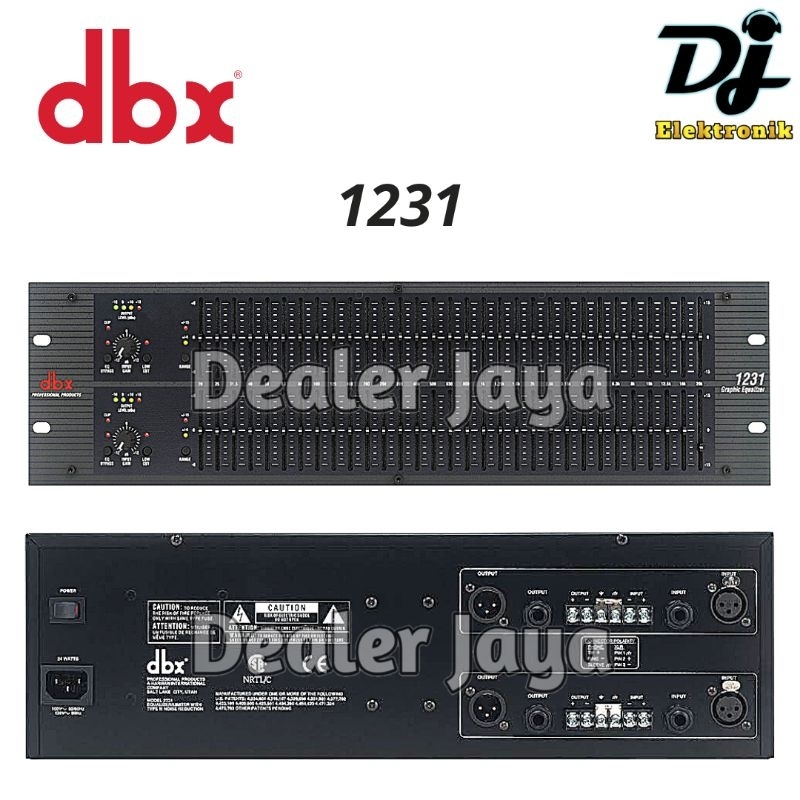 Jual Equalizer/ Equaliser DBX 1231 | Shopee Indonesia